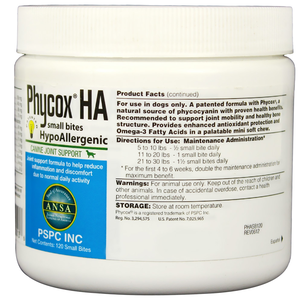 Phycox HA Small Bites (120 soft chews) | On Sale | EntirelyPets