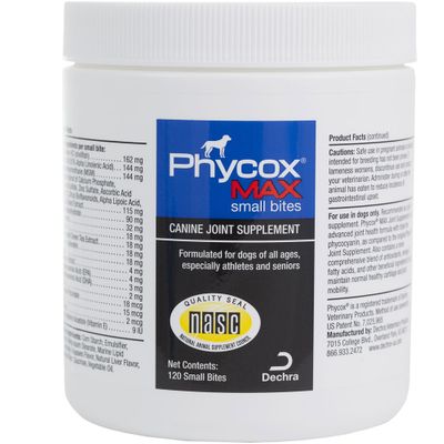 Phycox MAX Small Bites Soft Chews (120 count)