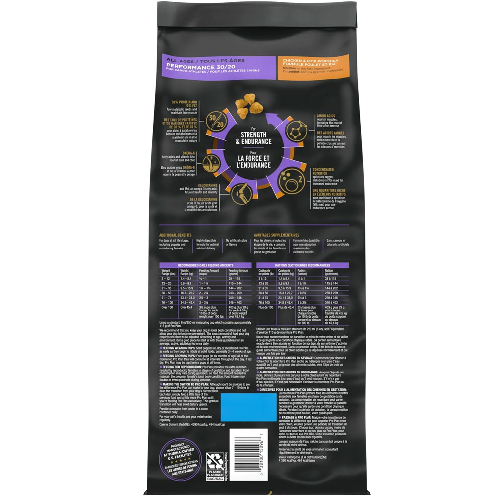Purina Pro Plan Sport - Performance 30/20 For All Life Stages Chicken ...