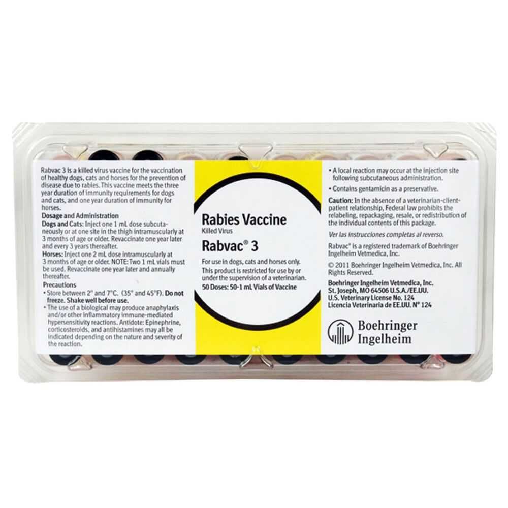 Rabvac 3 (50 Doses) | On Sale | EntirelyPets