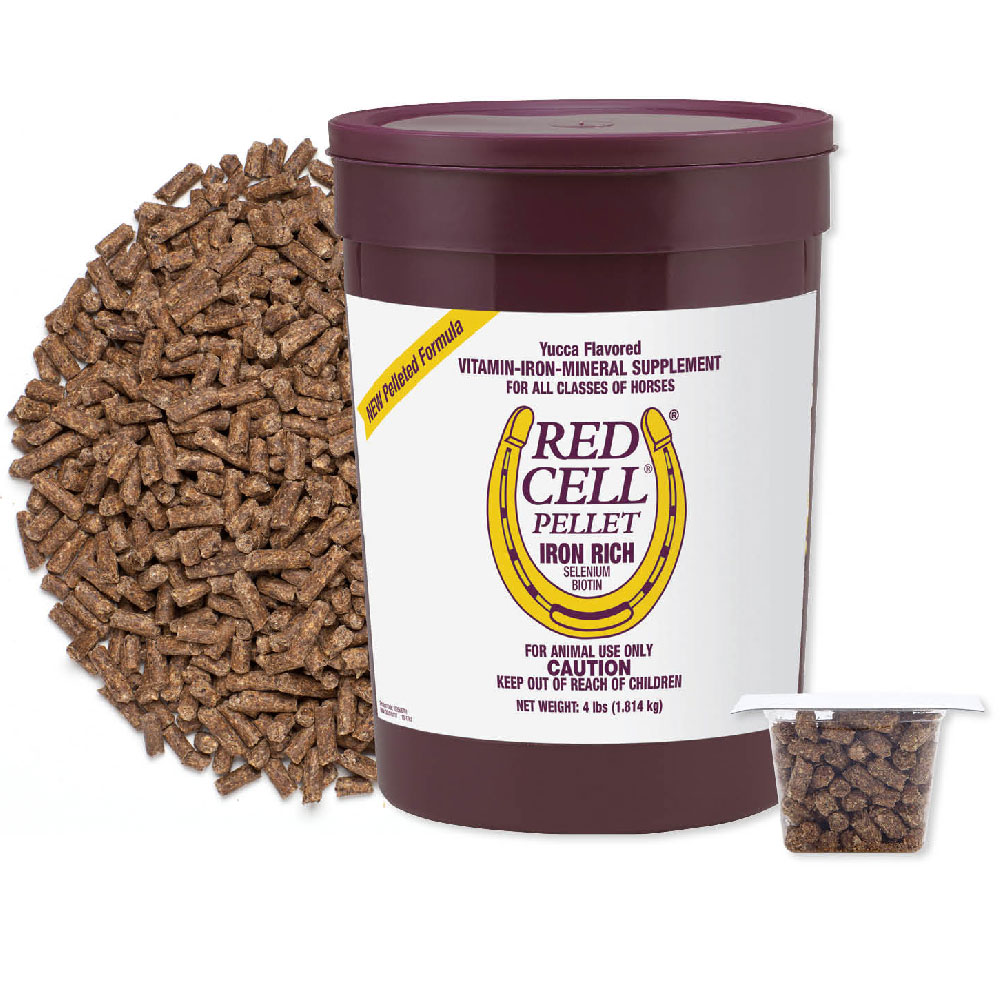 Red Cell Pellets - Vitamin-Iron-Mineral Supplements for Horses (4 lb ...