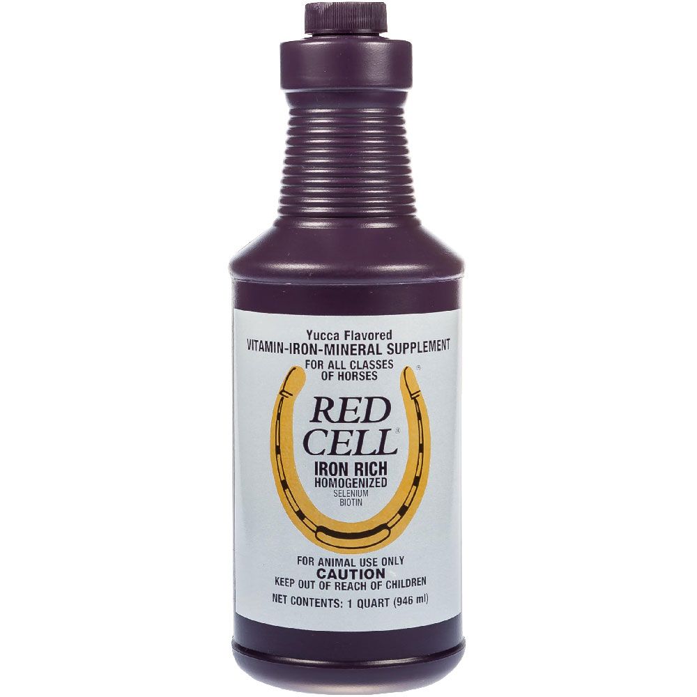 Red Cell - Vitamin-Iron-Mineral Supplements for Horses (1 Quart) | On ...