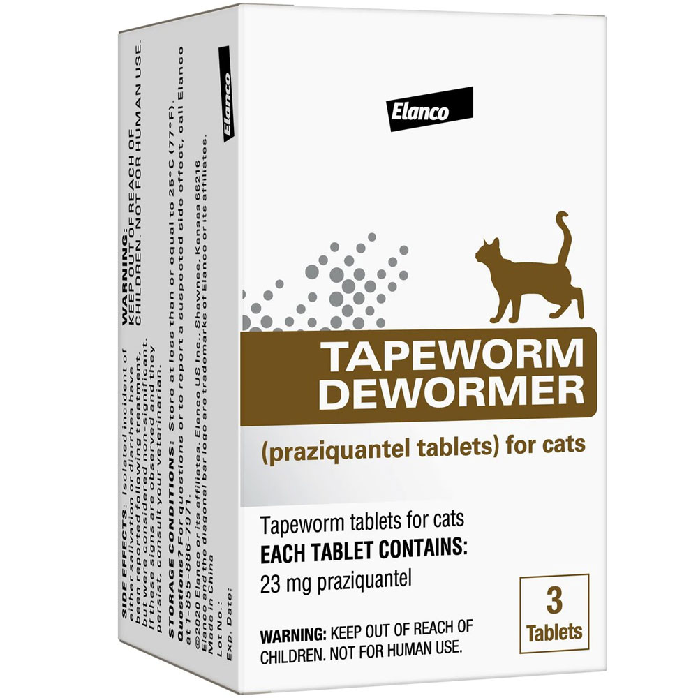 Tapeworm Dewormer for Cats (3 Tablets) | On Sale | EntirelyPets