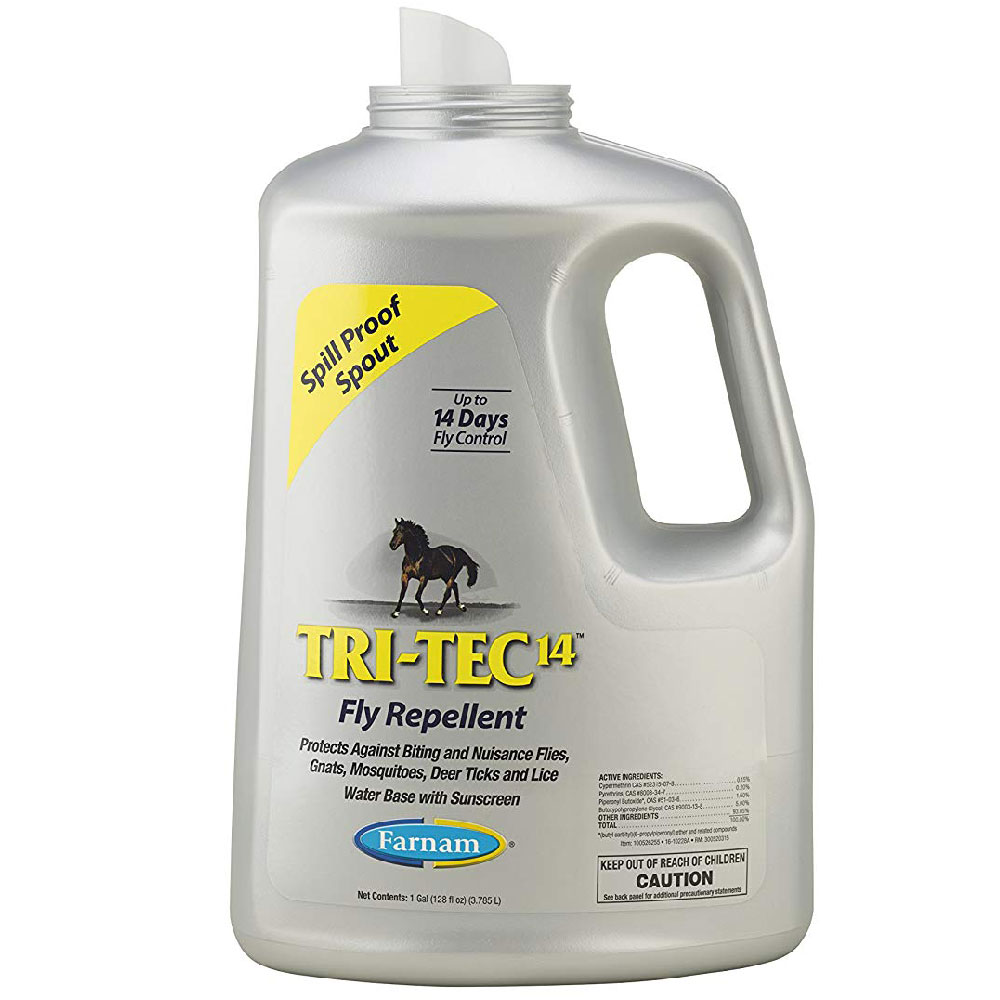 Tri-Tec 14 Fly Repellent Spray for Horses (1 Gallon) | On Sale ...