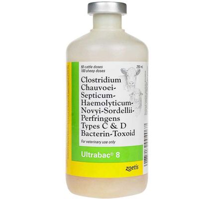 Ultrabac 8 Cattle and Sheep Vaccine, 250mL | On Sale | EntirelyPets