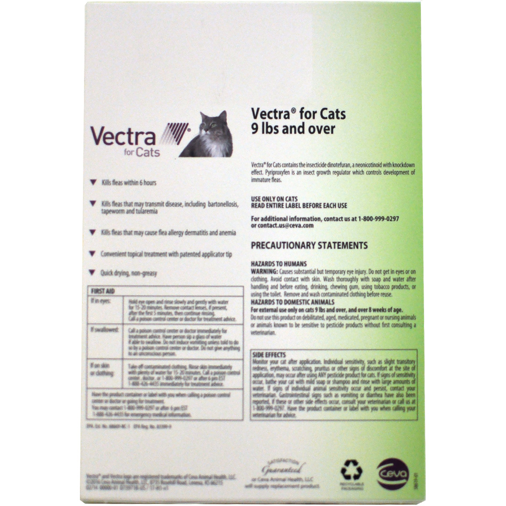 Vectra for Cats over 9 lbs - 6 Doses | On Sale | EntirelyPets
