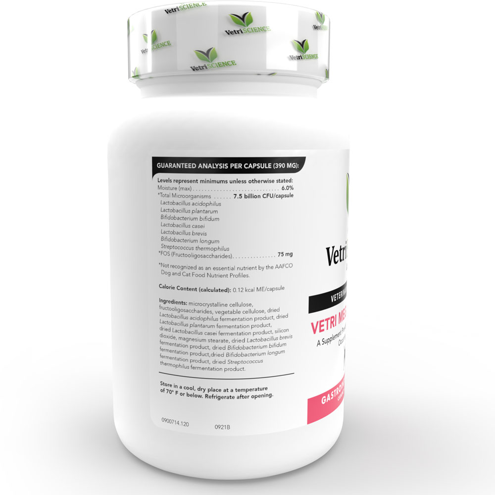 VetriScience Vetri-Mega Probiotic for Dogs & Cats - 120 Caps | On Sale ...