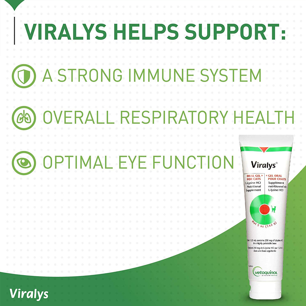 Viralys (L-Lysine) - Oral Gel For Cats - EntirelyPets