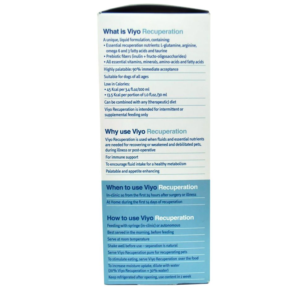 Viyo Recuperation Liquid for Dogs (3 x 150 ml) | On Sale | EntirelyPets