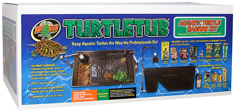 Zoo Med TurtleTub Aquatic Turtle Habitat Kit | On Sale | EntirelyPets