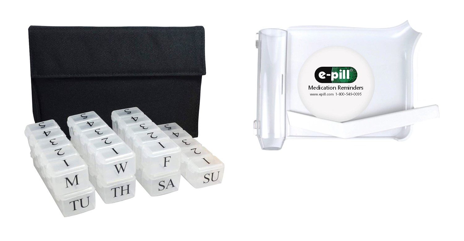 5 Times a Day x 7 Day Pill Organizer with Filling Tray