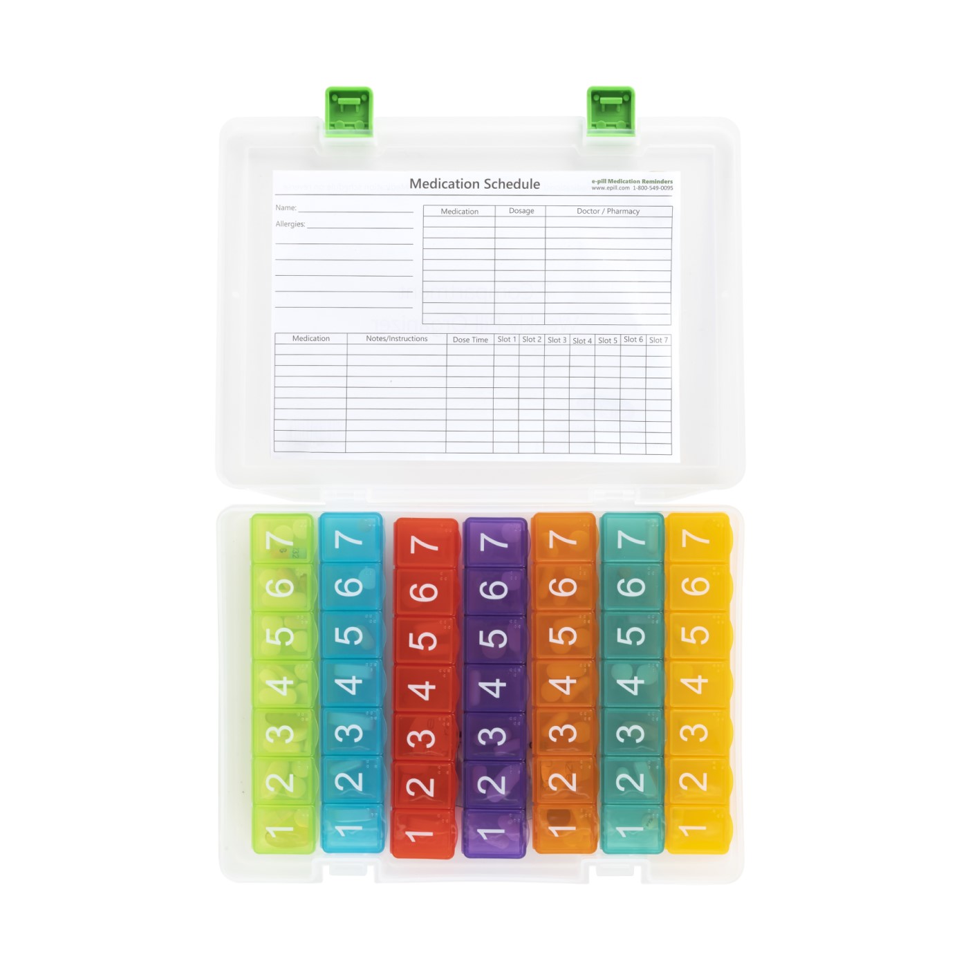 7 Times a Day x 7 Day Pill Organizer