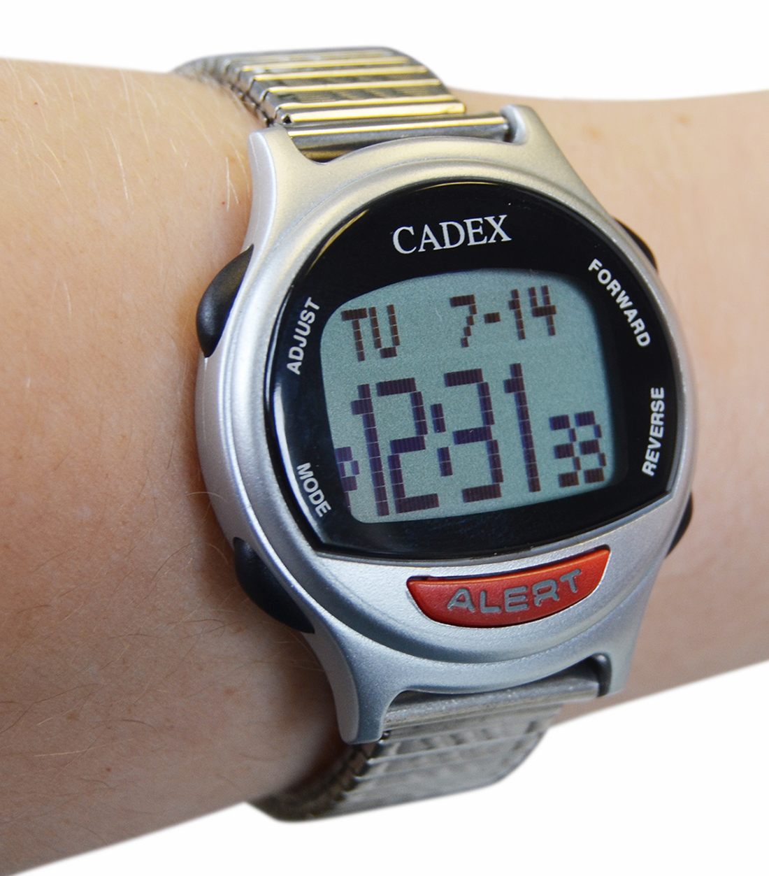 e-pill CADEX 12 Alarm Watch with Expansion Band