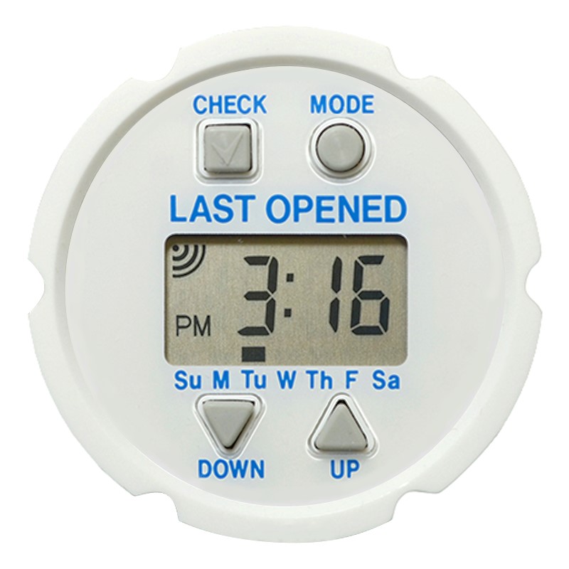 TimeCap & Pill Bottle Last Opened Time Stamp with Reminder