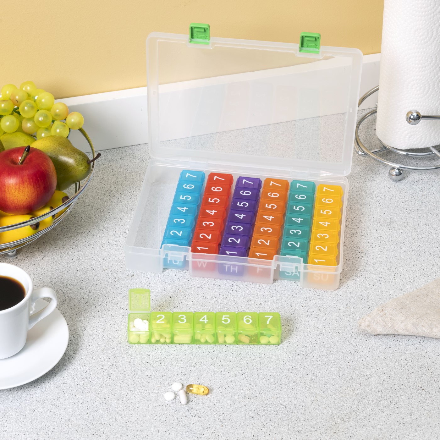 7 Times a Day x 7 Day Pill Organizer