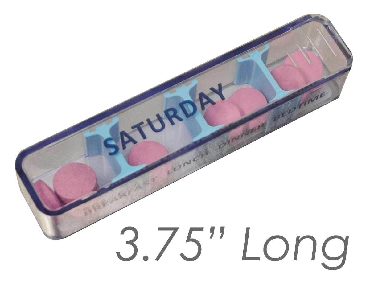 Small Adjustable Multi-Dose Pill Organizer