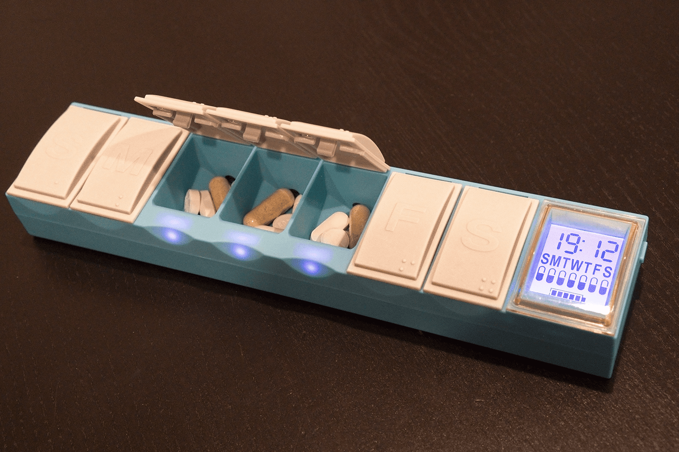 Sync Pillbox Smart Self-Learning Pill Organizer