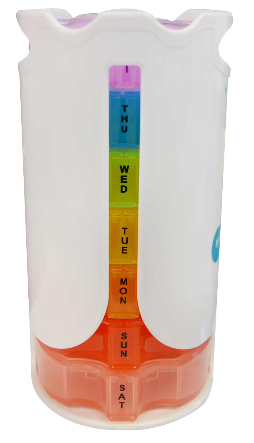 4 Times a Day x 7 Day Tower Pill Box Organizer