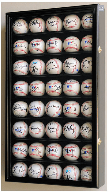 Baseball Display Case for Baseballs Bats Jerseys