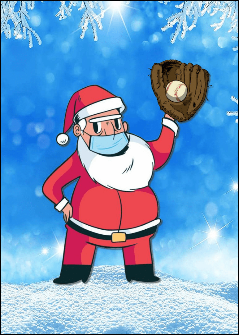 Baseball Christmas and Holiday Cards