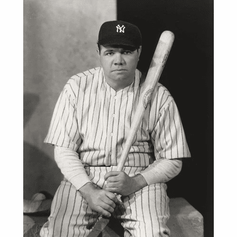 Babe Ruth The Bambino Baseball Home Plate Cutting Board