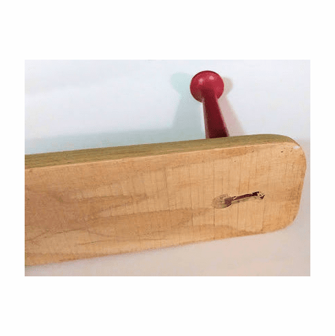 Baseball Bat 5-Peg Clothes Rack CHOOSE YOUR COLORS!