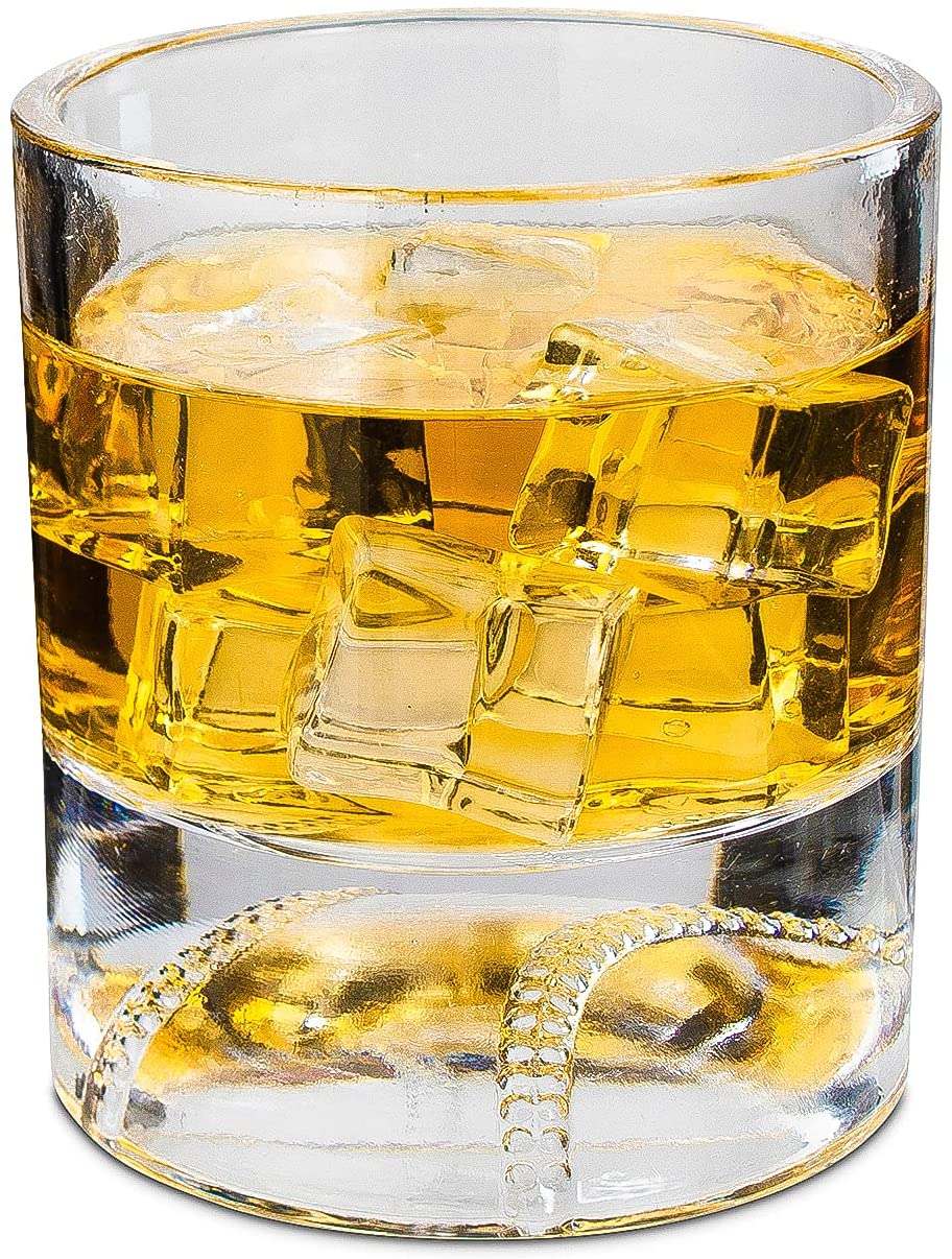 Baseball Bat Whiskey Decanter Set with 4 Baseball Glasses