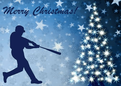 Baseball Christmas and Holiday Cards