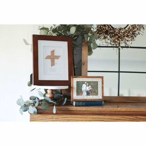 Baseball Seams Cross Original Artwork 2 FRAME COLORS!