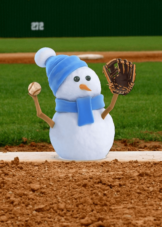 Baseball Christmas and Holiday Cards