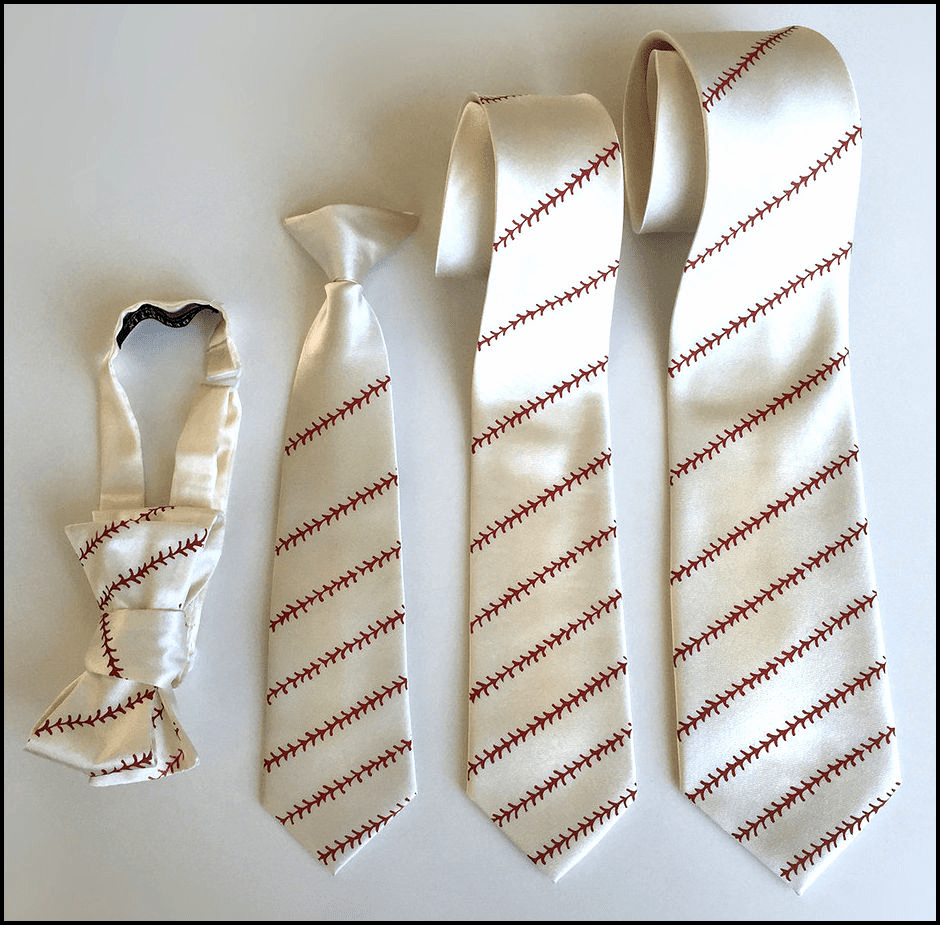 Baseball Neckties and Bow Ties!