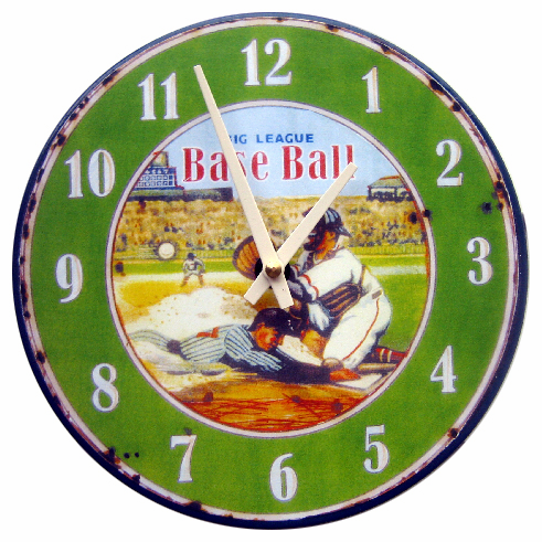 Big League Baseball Wall Clock ONLY 1 LEFT!