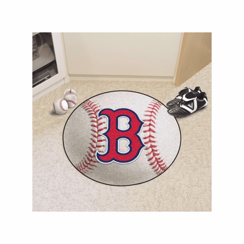 Boston Red Sox MLB 27" Round Baseball Rugs 4 DESIGN OPTIONS!