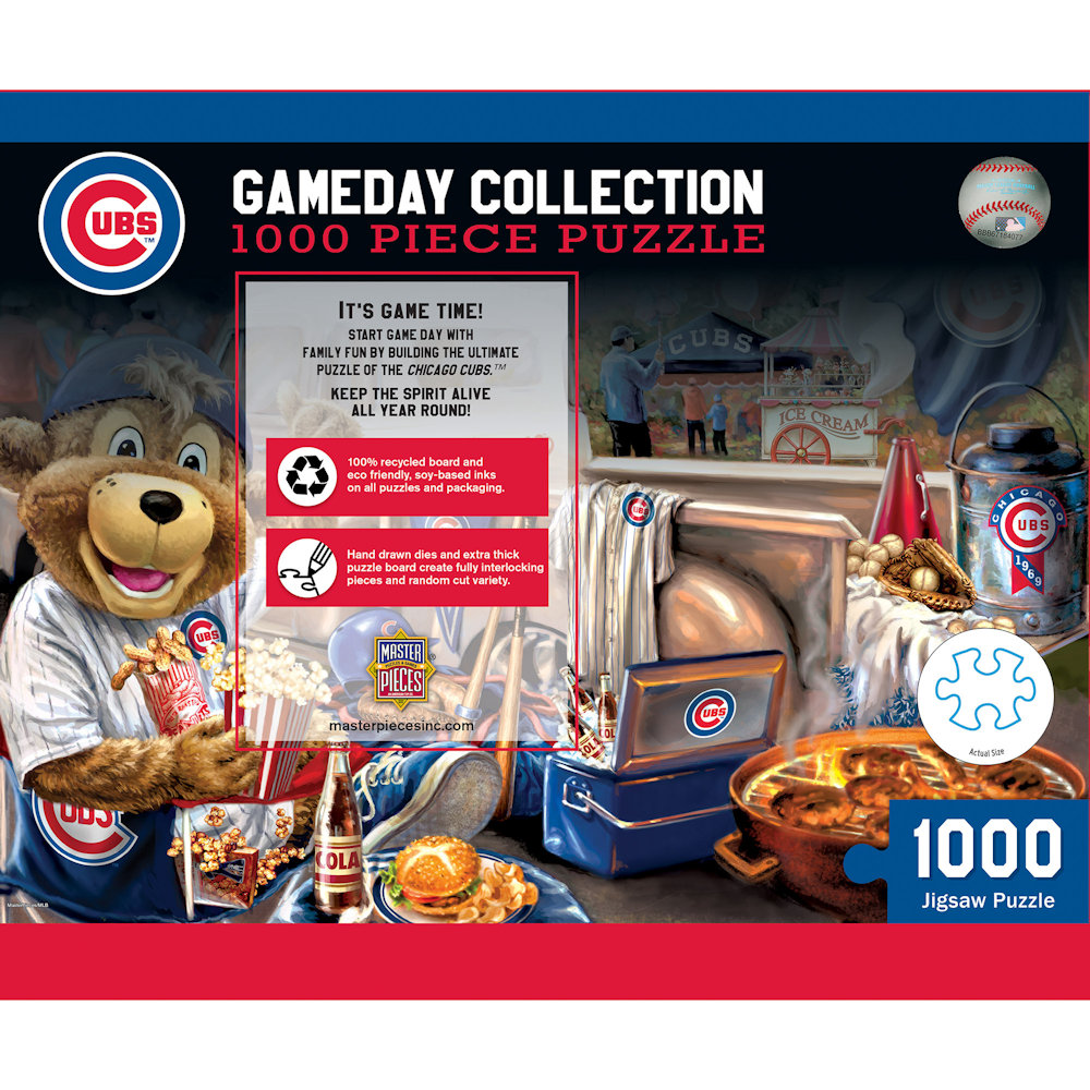 Chicago Cubs MLB Baseball Gameday Collection 1000 Piece Jigsaw Puzzle ...