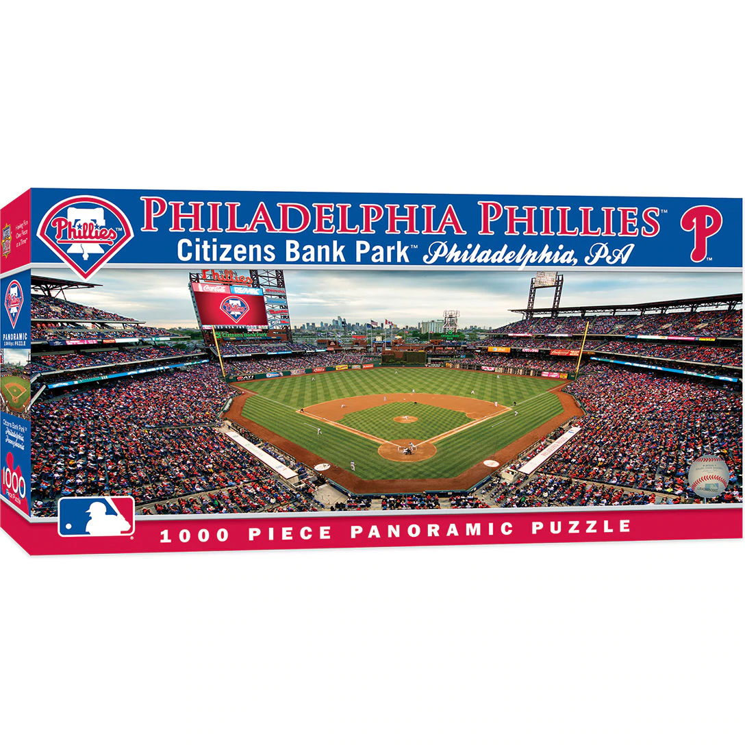 Philadelphia Phillies 1000 Piece Panoramic Baseball Stadium Puzzle LESS ...