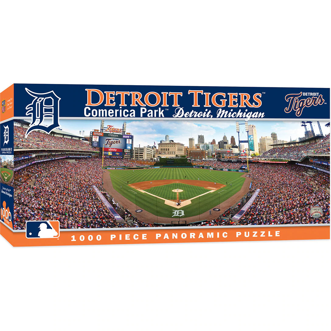 Detroit Tigers 1000 Piece Panoramic Baseball Stadium Puzzle ONLY 3 LEFT!