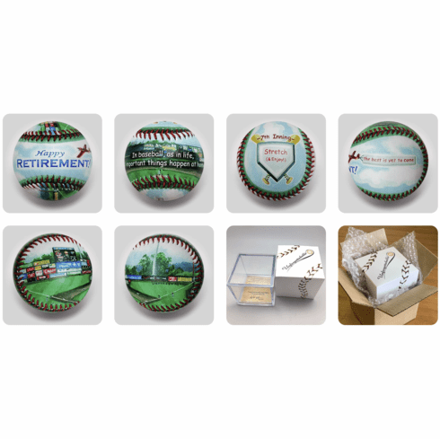 Happy Retirement Gift Baseball ONLY 1 LEFT!