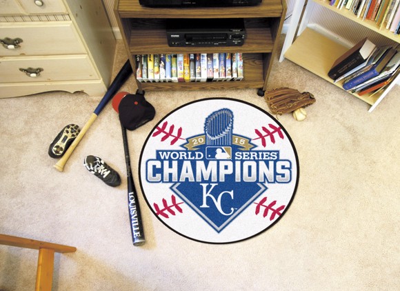Kansas City Royals MLB 27" Round Baseball Rugs 5 DESIGN OPTIONS!