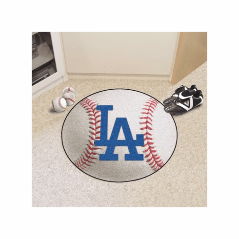 Los Angeles Dodgers MLB 27" Round Baseball Rugs 6 DESIGN OPTIONS!