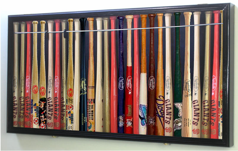 Baseball Display Case for Baseballs Bats Jerseys
