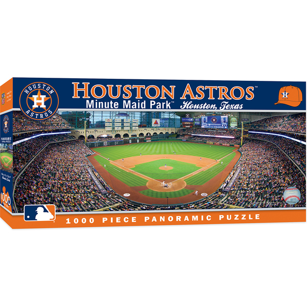 Houston Astros 1000 Piece Panoramic Baseball Stadium Puzzle BACK IN STOCK!