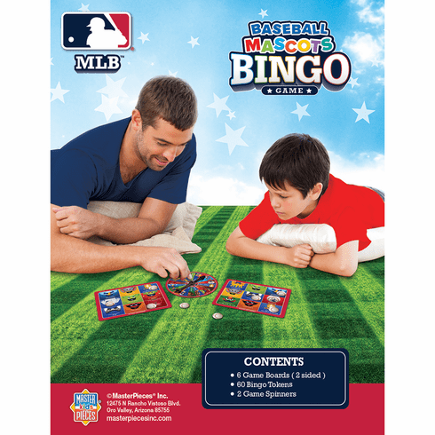 MLB League Baseball Mascots Bingo Game Set