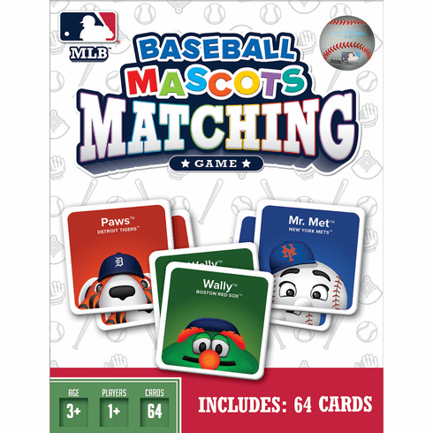 MLB League Baseball Mascots Matching Game Set