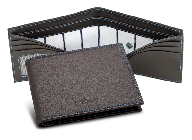 MLB Team Game Used Baseball Uniform Leather Wallets