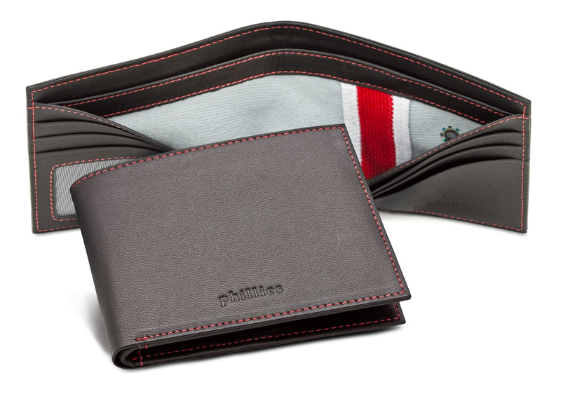 MLB Team Game Used Baseball Uniform Leather Wallets