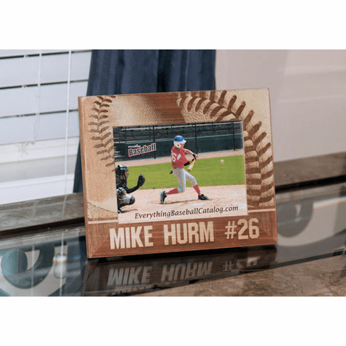 Name and Number Personalized Baseball Photo Frame 3 SIZES!