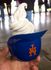 Set of 20 New York Mets 8oz Ice Cream Sundae Baseball Helmet Snack Bowls
