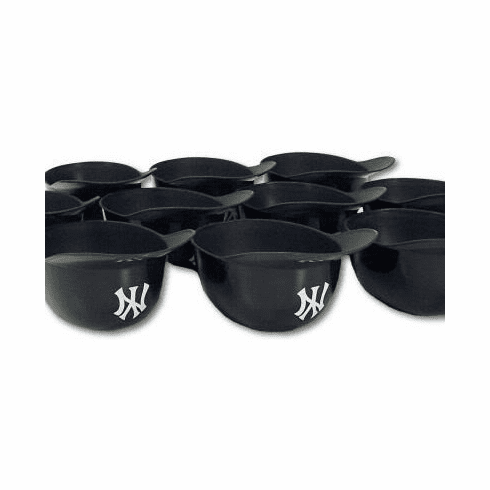Set of 20 New York Yankees 8oz Ice Cream Sundae Baseball Helmet Snack Bowls