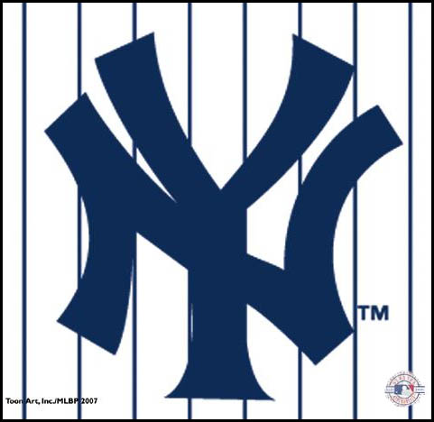 New York Yankees Pinstripes Mouse Pad