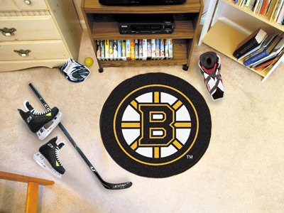 NHL Team Logo 27inch Round Hockey Puck Rugs